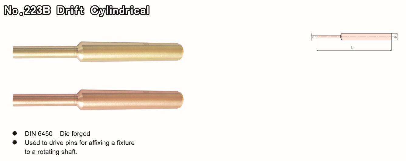 No. 223B Drift Cylindrical - Brands